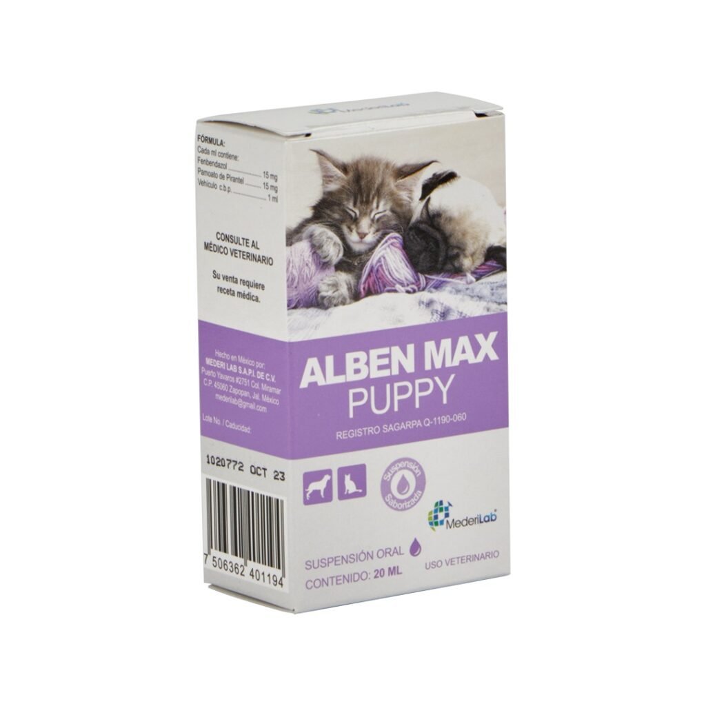 Desparasitante Alben Max puppy – Petciosos